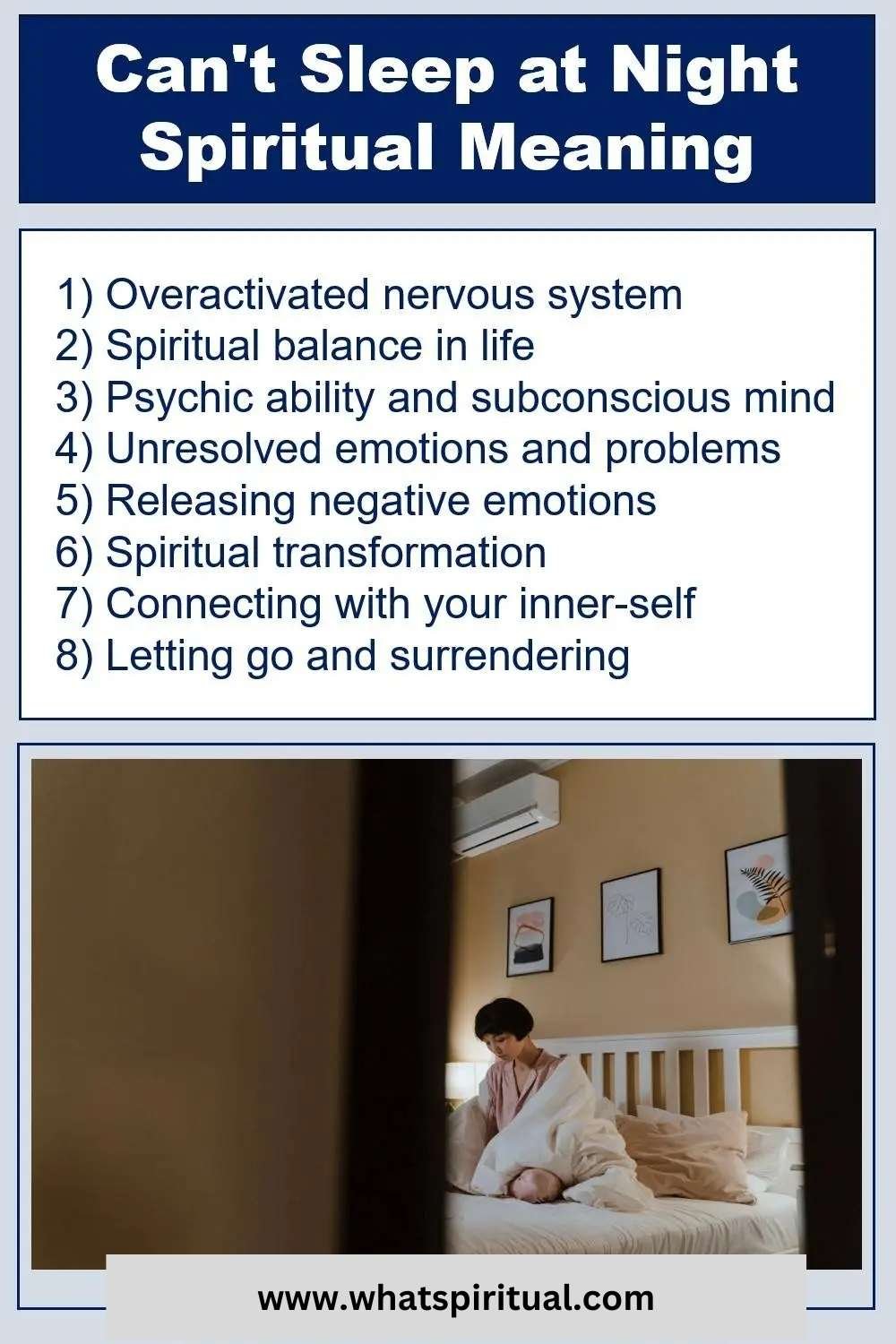 10 Spiritual Meanings of Insomnia or Can’t Sleep at Night - What Spiritual