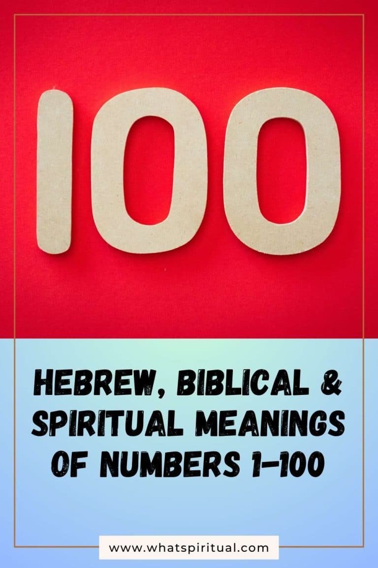 Hebrew, Biblical & Spiritual Meanings of Numbers 1-100 - What Spiritual
